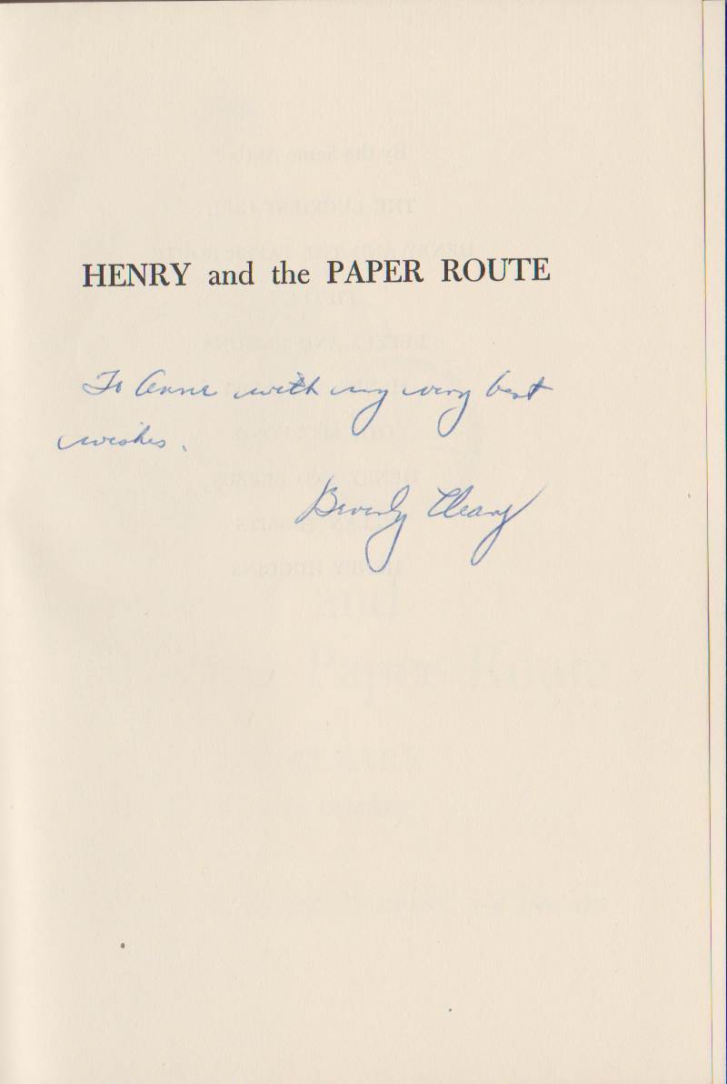 Henry And The Paper Route