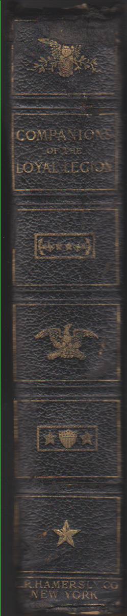 COMPANIONS OF THE MILITARY ORDER OF THE LOYAL LEGION OF THE UNITED ...